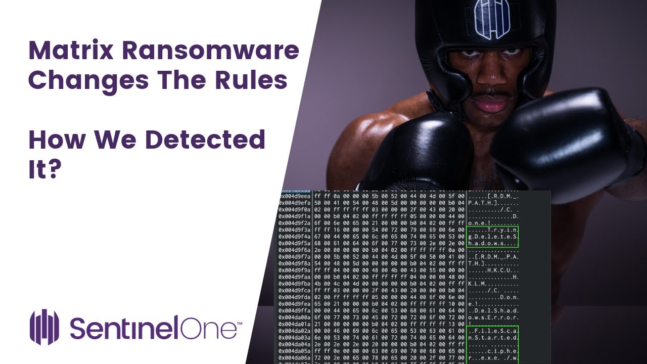 Matrix Ransomware Changes The Rules | How We Detected It? - YouTube
