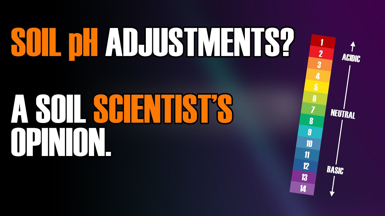 Soil pH adjustments. - YouTube
