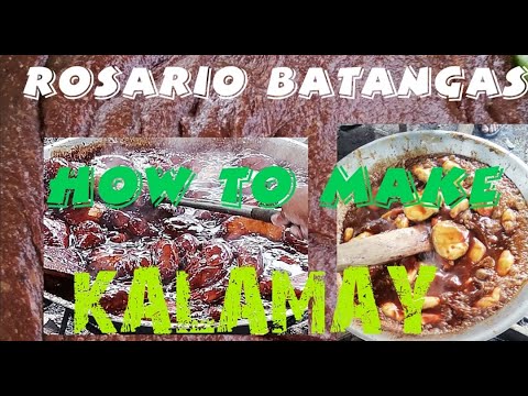 How to make KALAMAY in Batangas - YouTube