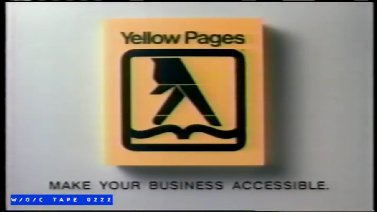 Yellow Pages Commercial - 1990 - YouTube
