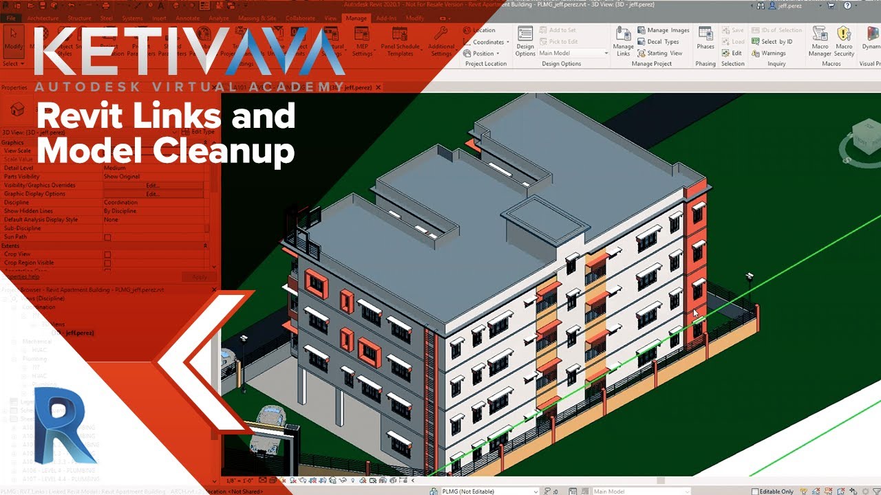 Revit Links and Model Cleanup | Autodesk Virtual Academy - YouTube