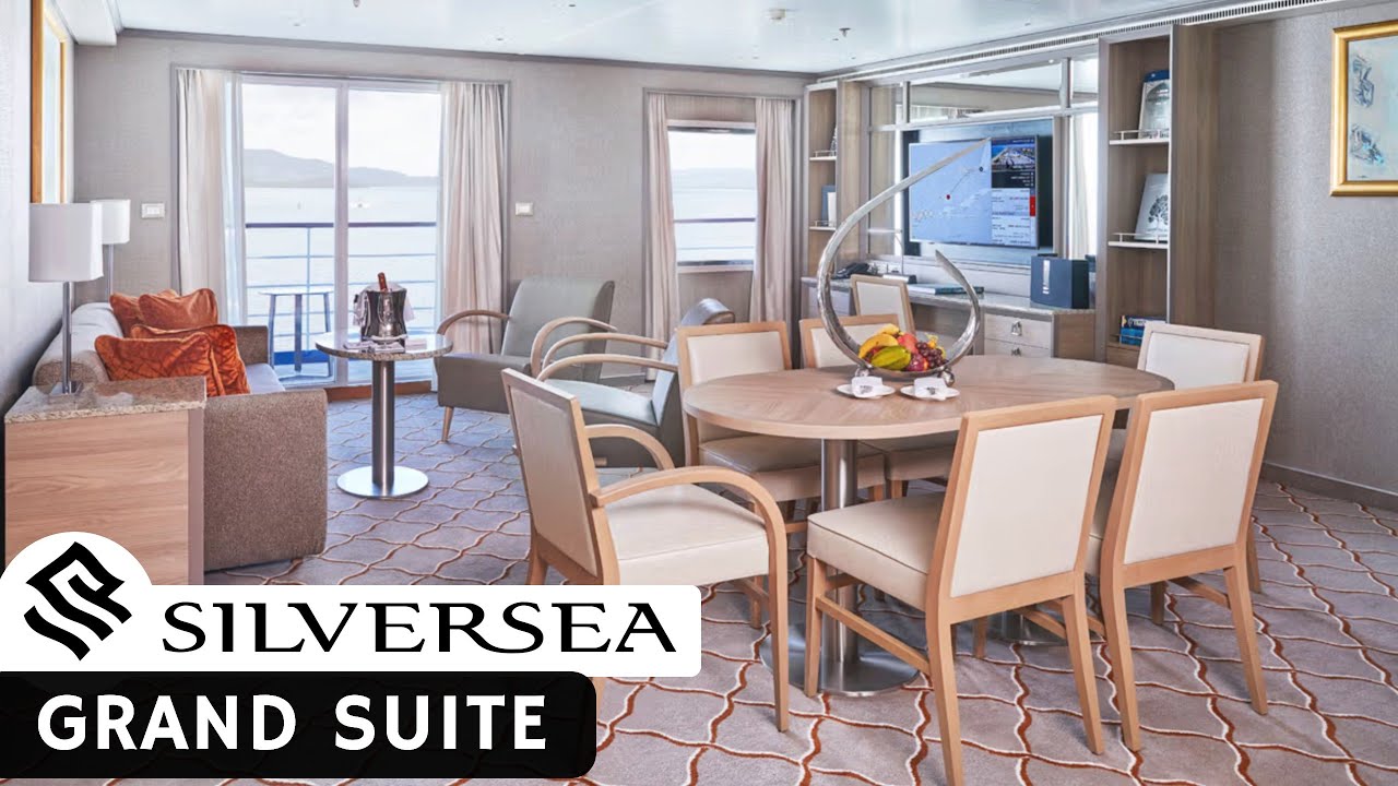 Silver Shadow | Grand Suite Walkthrough Tour & Review | Silversea ...
