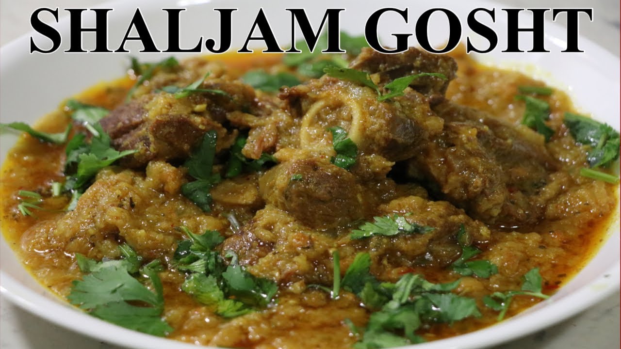 Shaljam Gosht recipe quick and easy/Delicious Turnip meat - YouTube