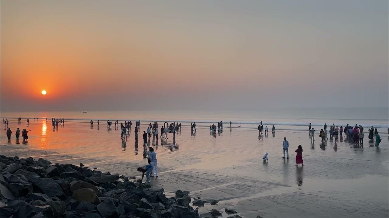 Sunrise at new digha sea beach shot on apple i phone 13 #travel #sunrise #iphone13#newdighabeach ...
