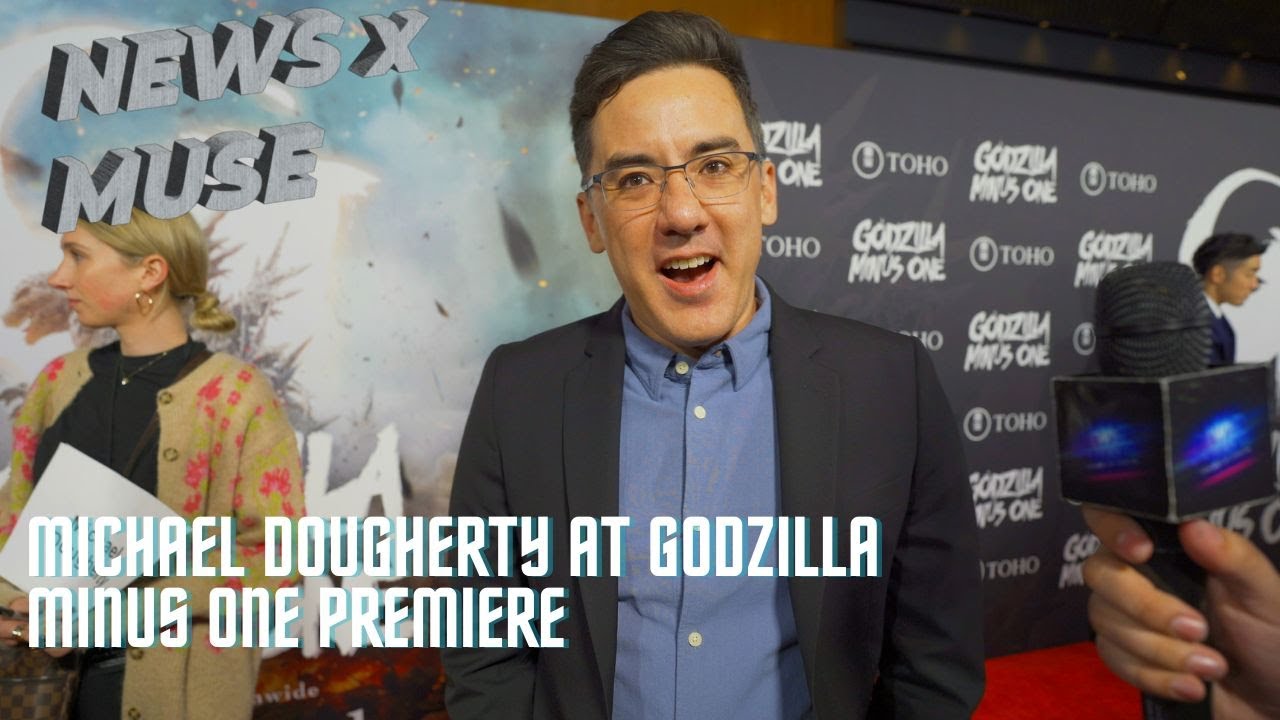 Michael Dougherty at Godzilla Minus One Premiere - YouTube
