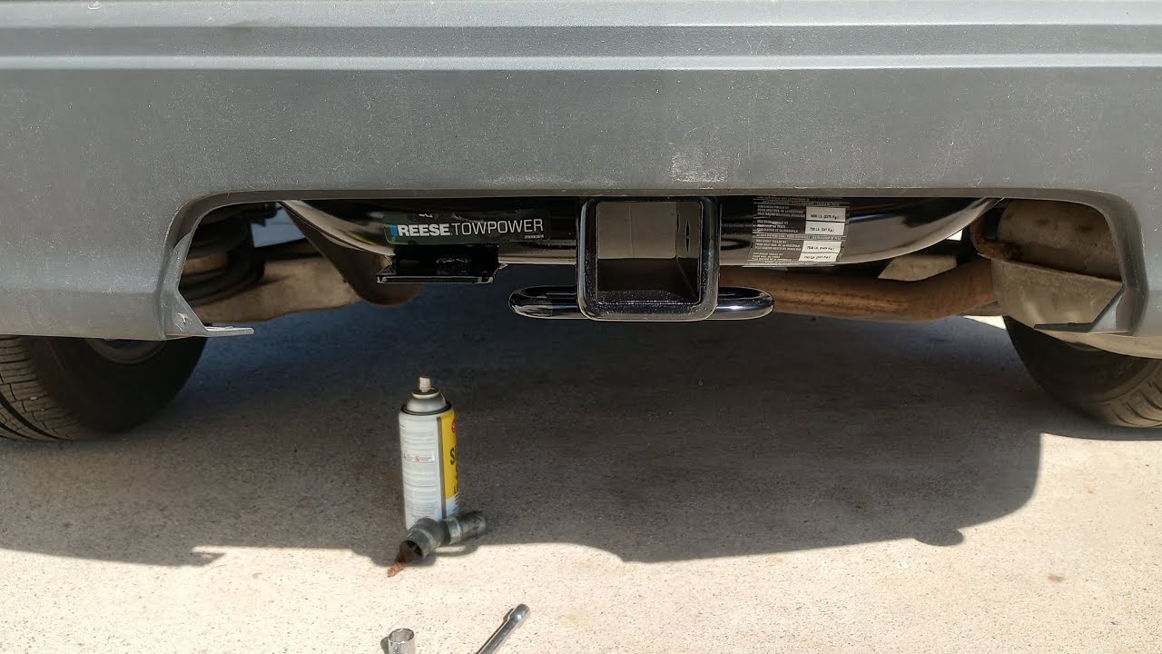 2014 Chevy traverse hitch install - YouTube