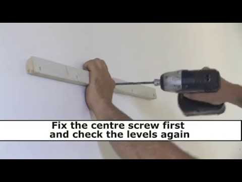 How to hang a mirror on concrete