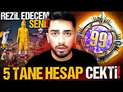 SENİ REZİL EDECEM DEYİP 5 HESAP ÇEKTİ AMA… (herkesi çağırdım!) | PUBG Mobile