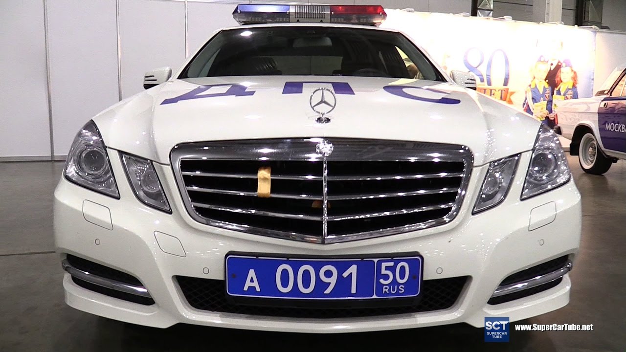 Mercedes Benz E350 W212 Police Car - Exterior Walkaround - 2016 Moscow ...