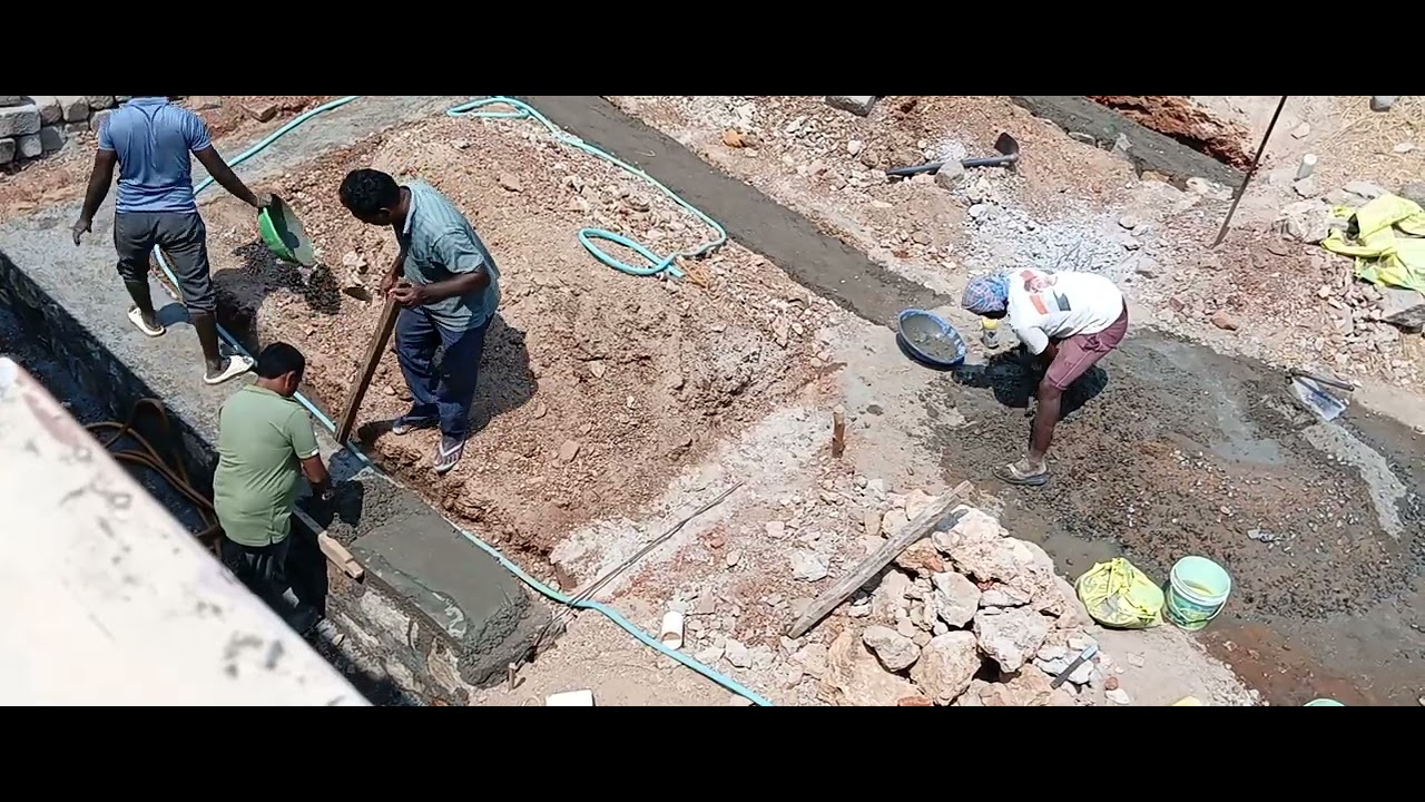 Indian village cow 🐮 🐄 shed construction 2 - YouTube