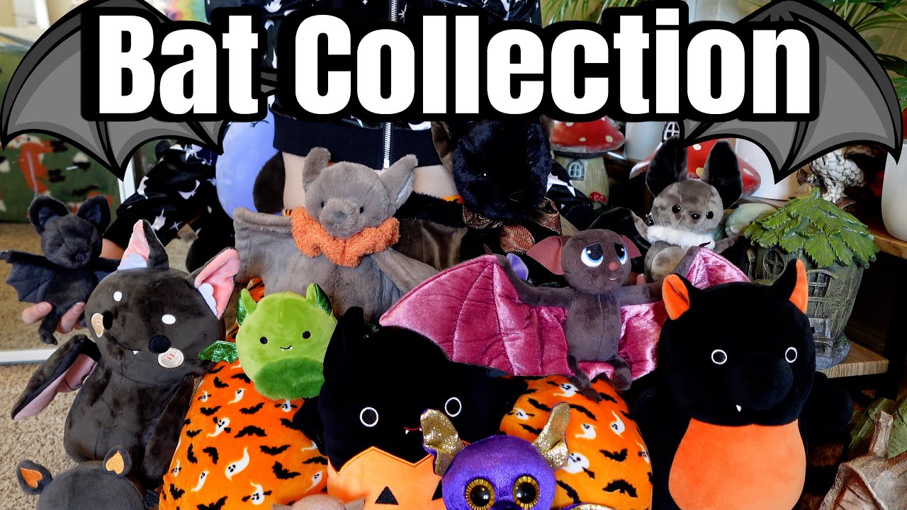 Halfway to HALLOWEEN: My Bat Collection • Vintage Webkinz Unboxing ...
