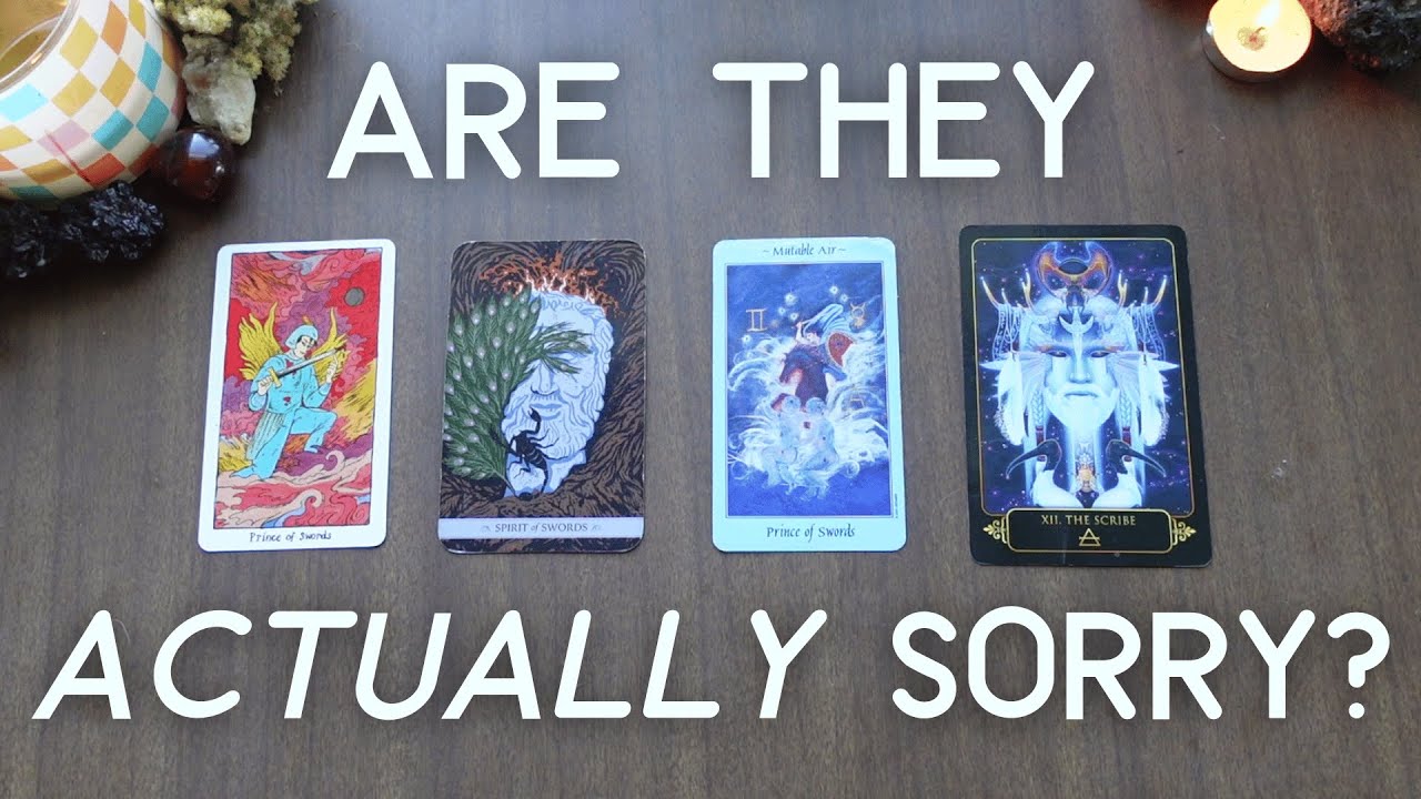 ARE THEY ACTUALLY SORRY? Pick A Card Tarot Reading - YouTube