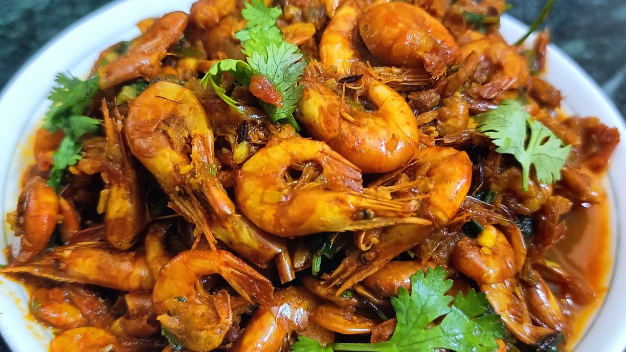 Small prawns recipe | jhinga machli banane ka asan torika | ছোট চিংড়ি ...