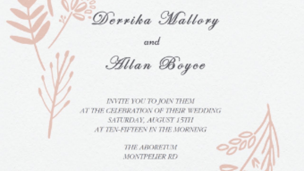 Derrika Mallory and Allan Boyce Wedding - YouTube