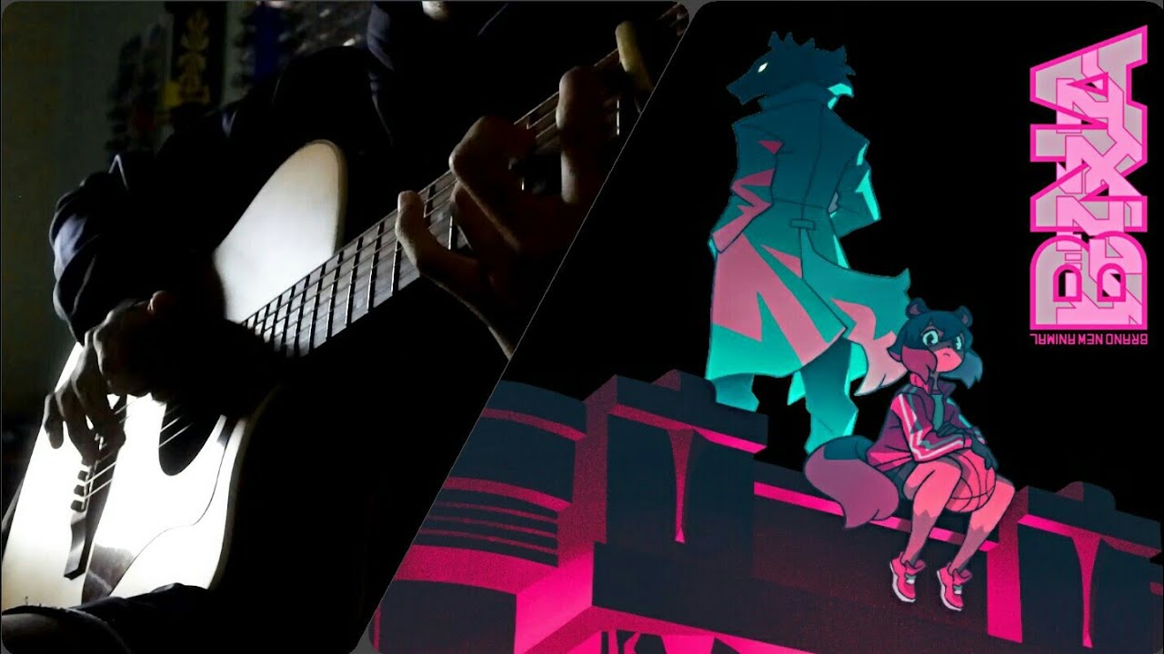 BNA ed guitar cover // 『NIGHT RUNNING』by Shin Sakiura ft. AAAMYYY【TAB ...