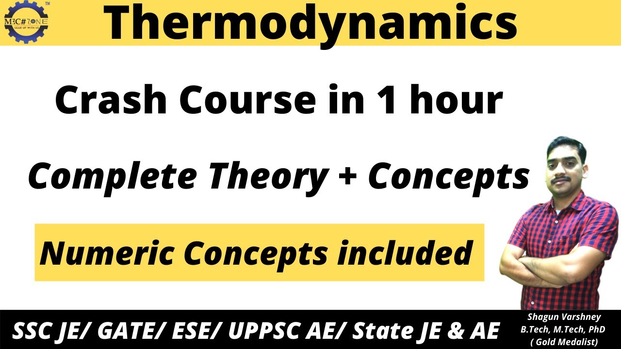 Thermodynamics Crash Course for your GATE 2020 Mechanical in 1 hour ...