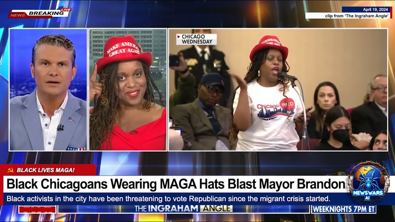Black Chicagoans Wearing MAGA Hats Blast Mayor Brandon - YouTube