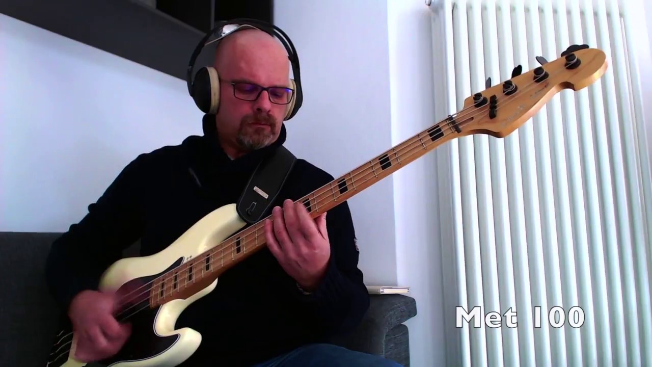Slap Bass Riff 23 Sandberg California TM4 and Radial BASSBONE preamp ...