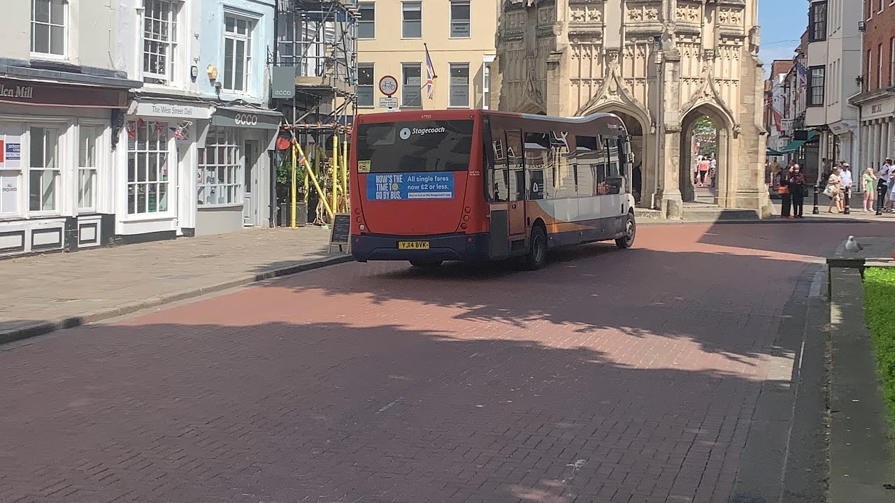 Buses At Chichester Town Centre And Bus Station! - YouTube
