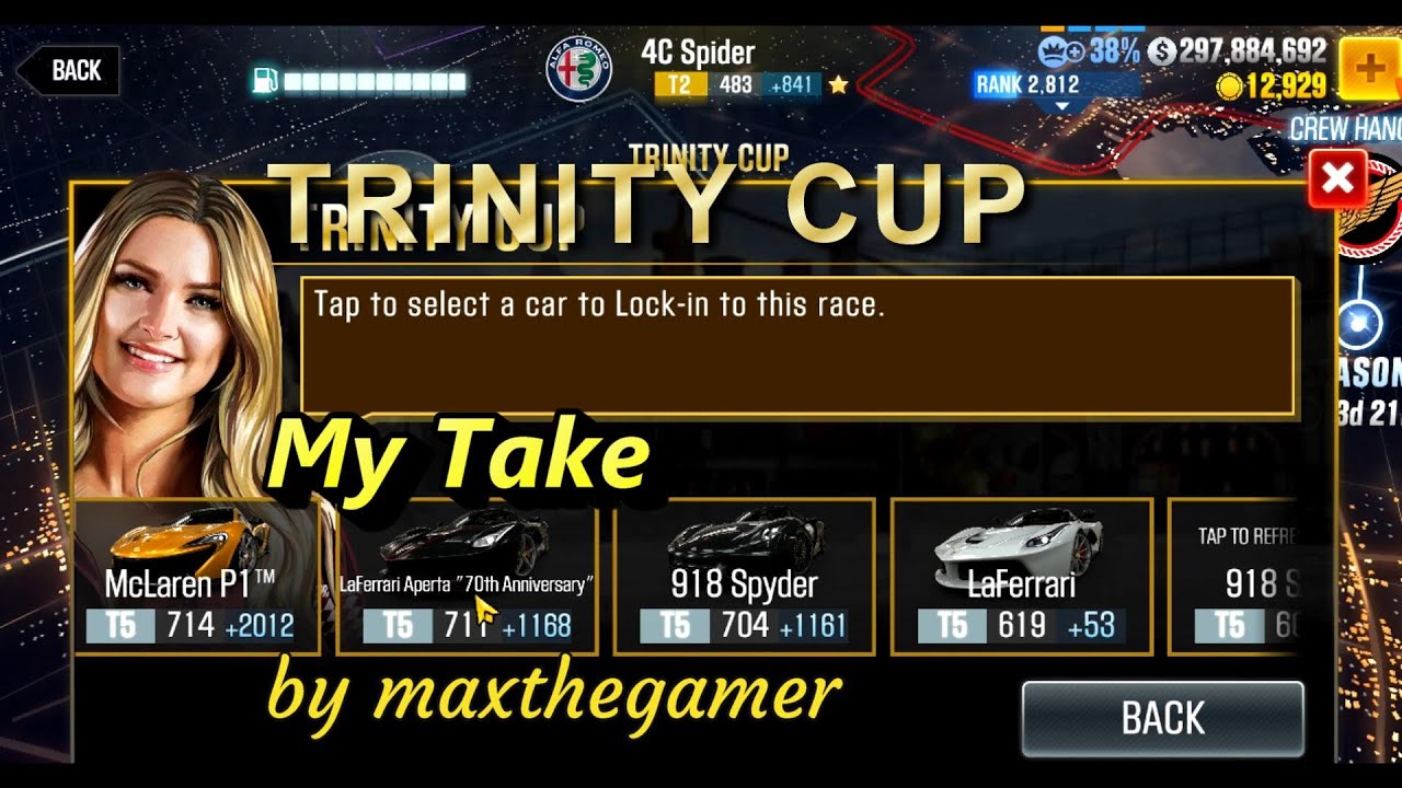 CSR 2 | CSR Racing 2, Trinity Cup, My Take. - YouTube