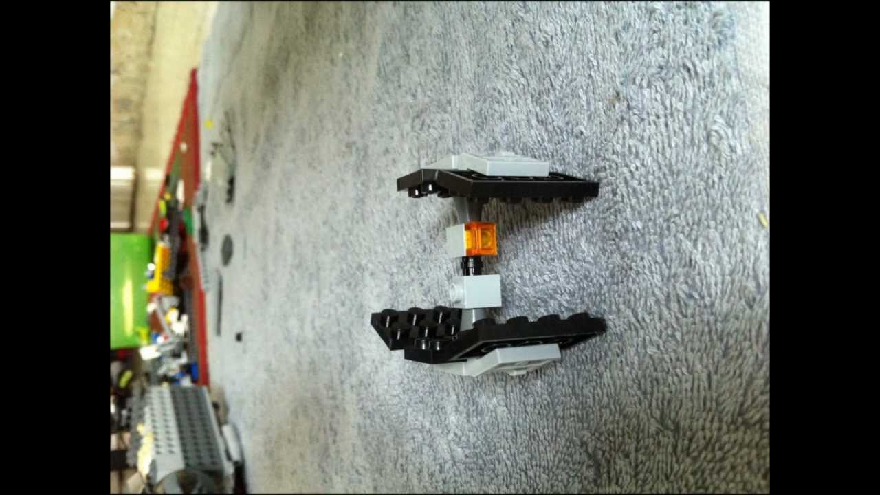 Comment construire un mini bombardier TIE en LEGO - YouTube