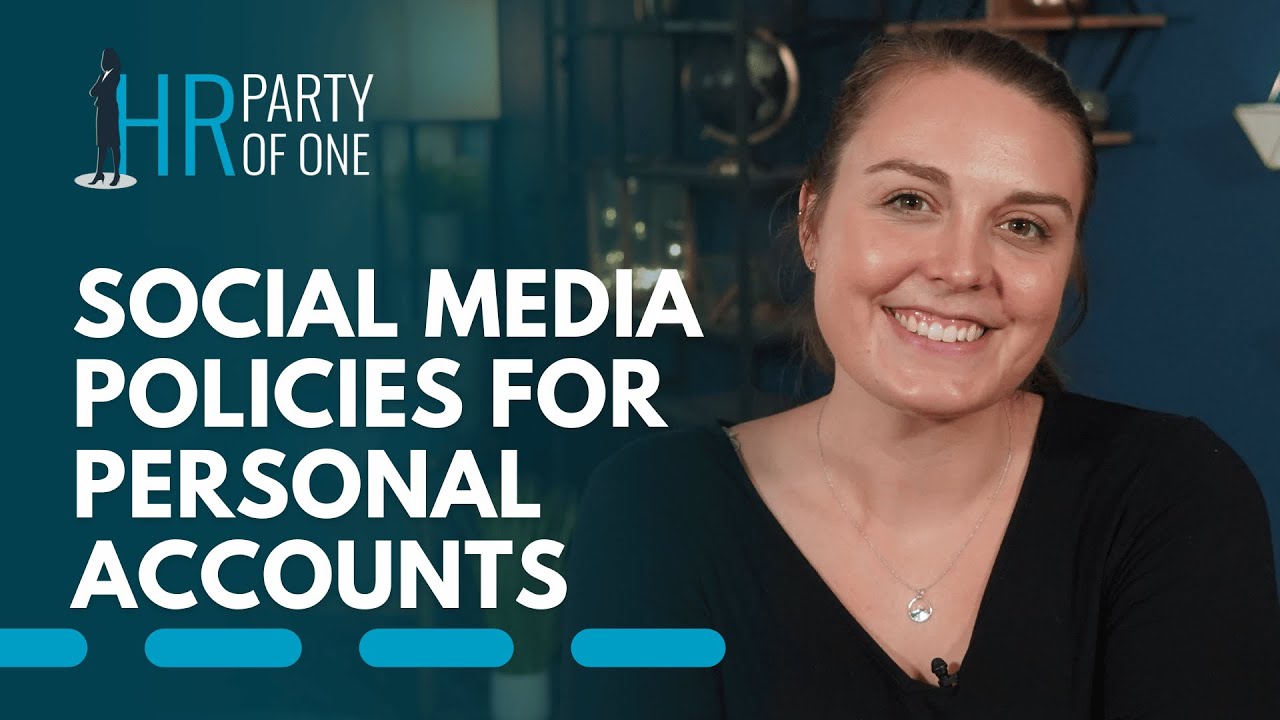 Social Media Policies for Personal Accounts - YouTube