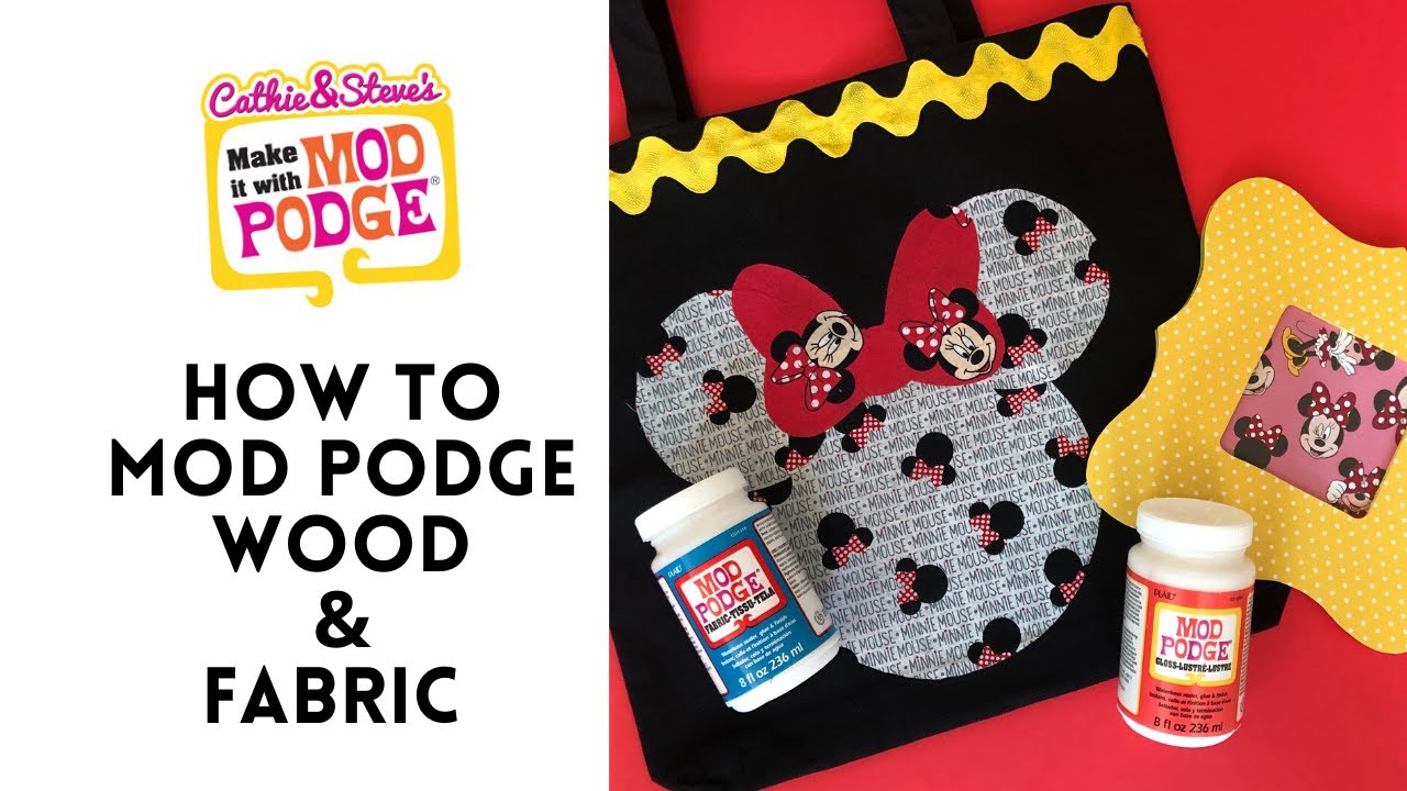 Beginner Mod Podge: Gloss and Fabric Formulas - YouTube