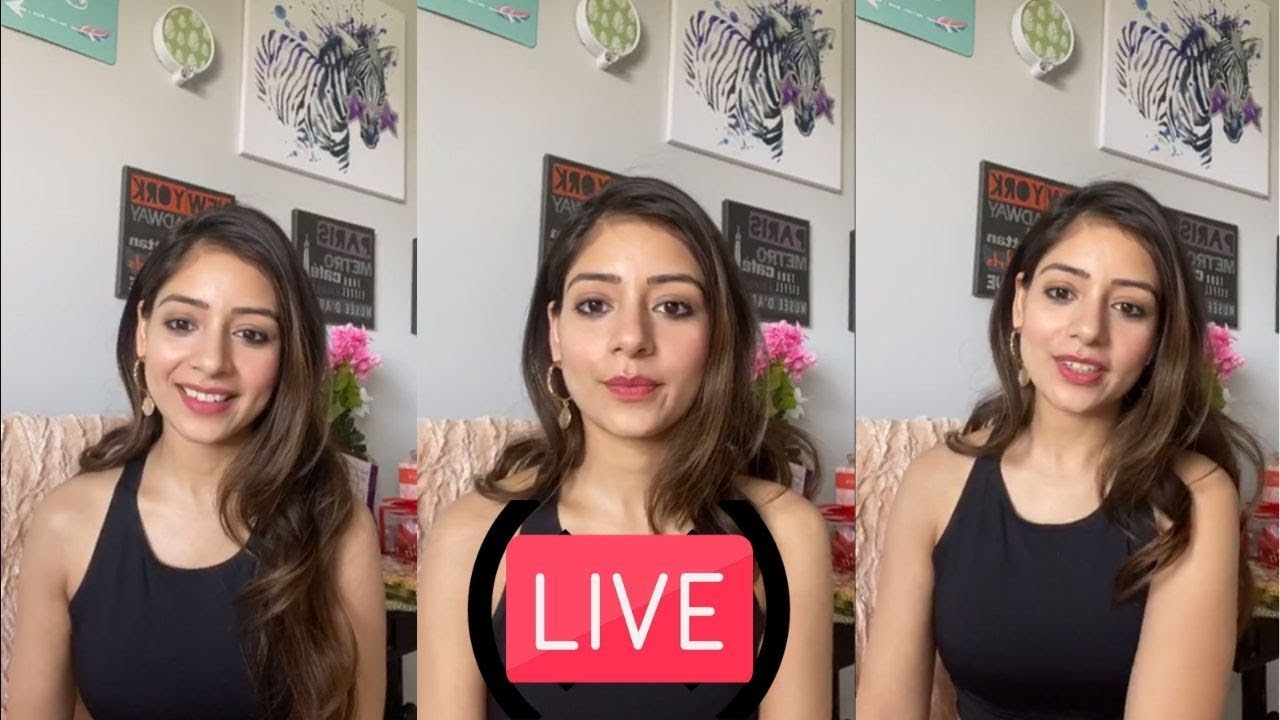 Tania on Instagram Live Stream with Fans - YouTube