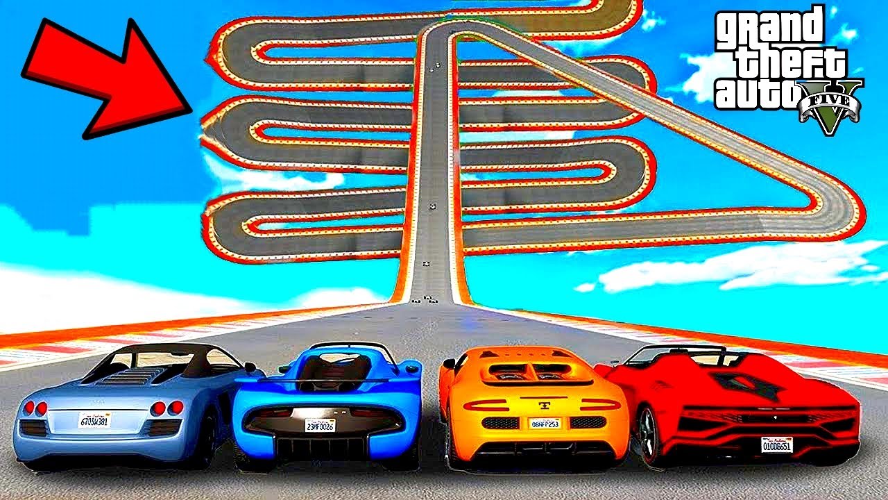 Karuma Car parkour Race Of GTA 5! - YouTube