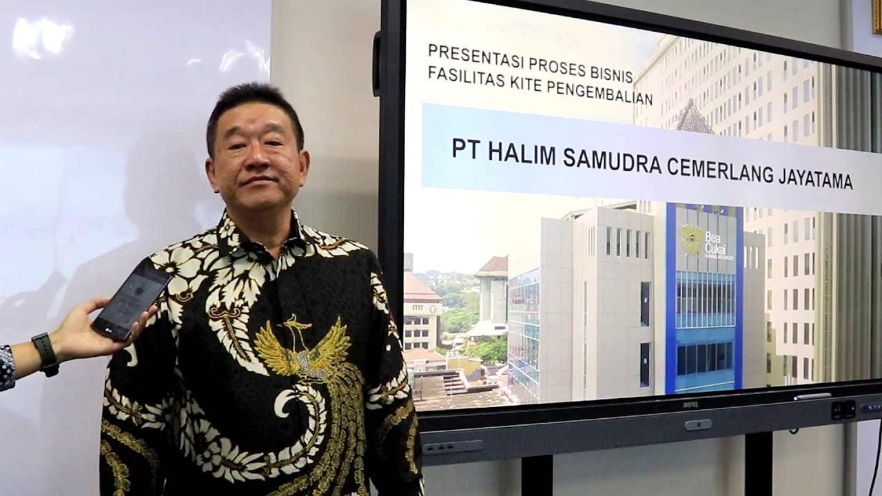 Presentasi PT Halim Samudra Cemerlang Jayatama - Izin KITE Pengembalian ...