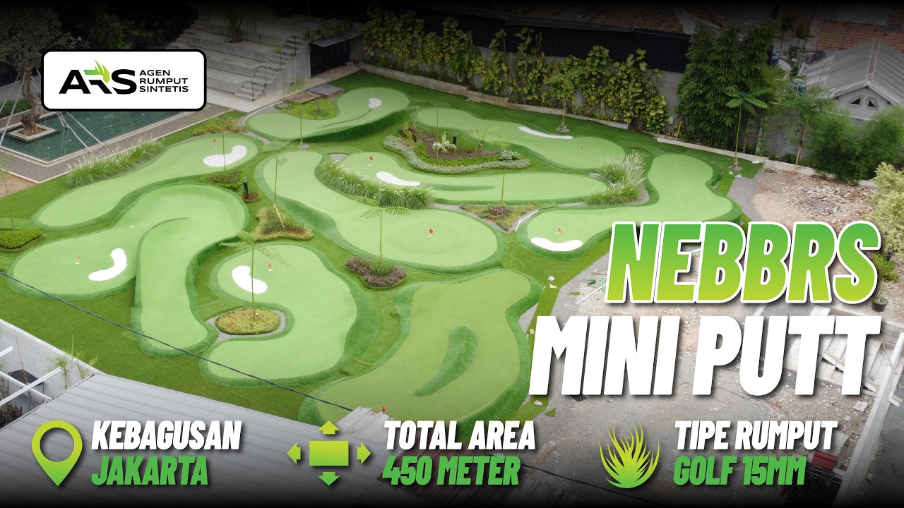 MINI GOLF 9 HOLE TERBARU DI KEBAGUSAN JAKARTA SELATAN - YouTube