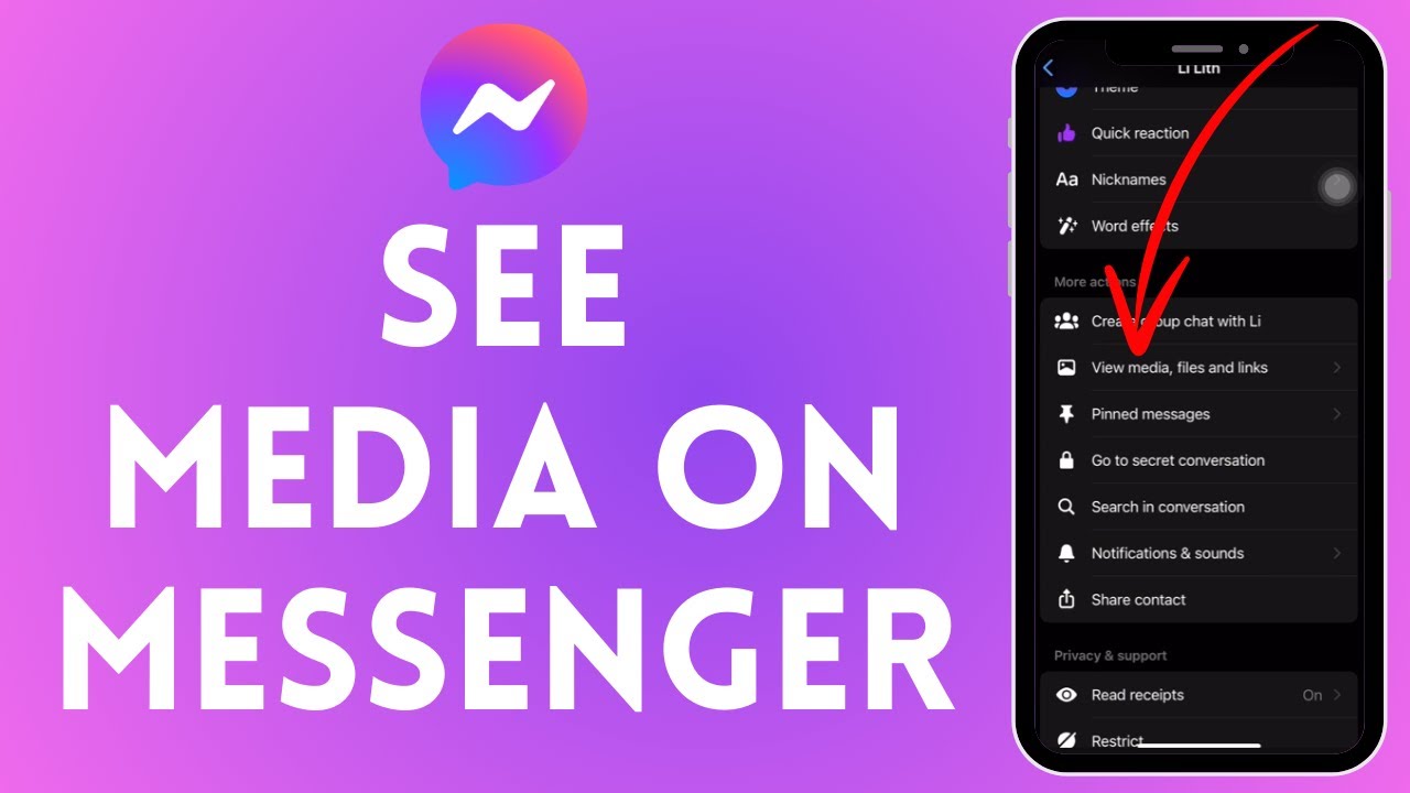 How to See Media in Messenger (2024) | Facebook Messenger Tutorial ...
