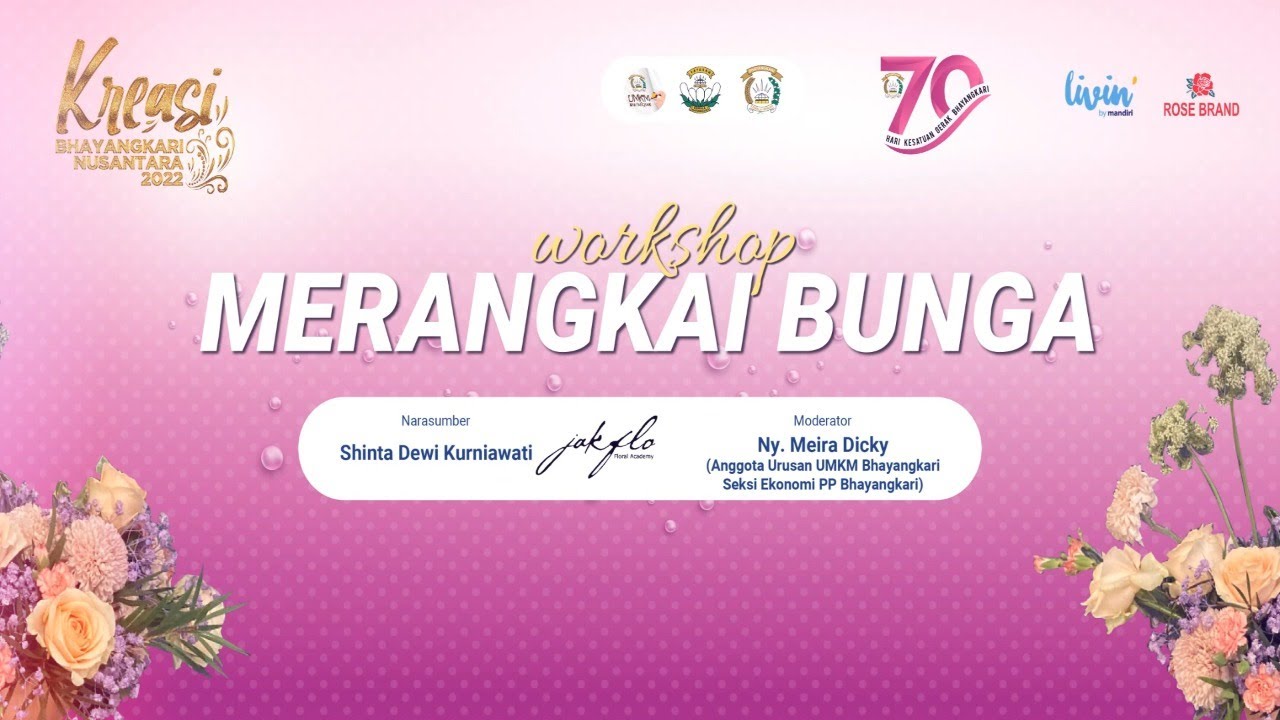 WORKSHOP : MERANGKAI BUNGA "BUNGA MEJA SEDERHANA" - BAZAAR KBN 2022 ...