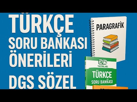 Dgs türkçe soru bankası önerileri dgs sözel kaynak önerileri #dgs #dgs2026