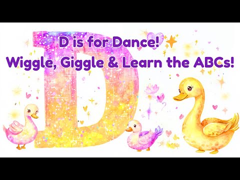 D is for Dance! 🐶🎶 The Cutest ABC Song for Kids! Fun Letter D Song ...