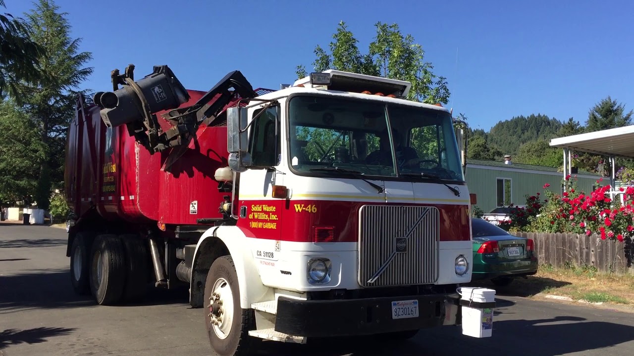 Volvo WX64 Rapid Rail Garbage Truck w/ Ex-NorCal Waste Arm - YouTube