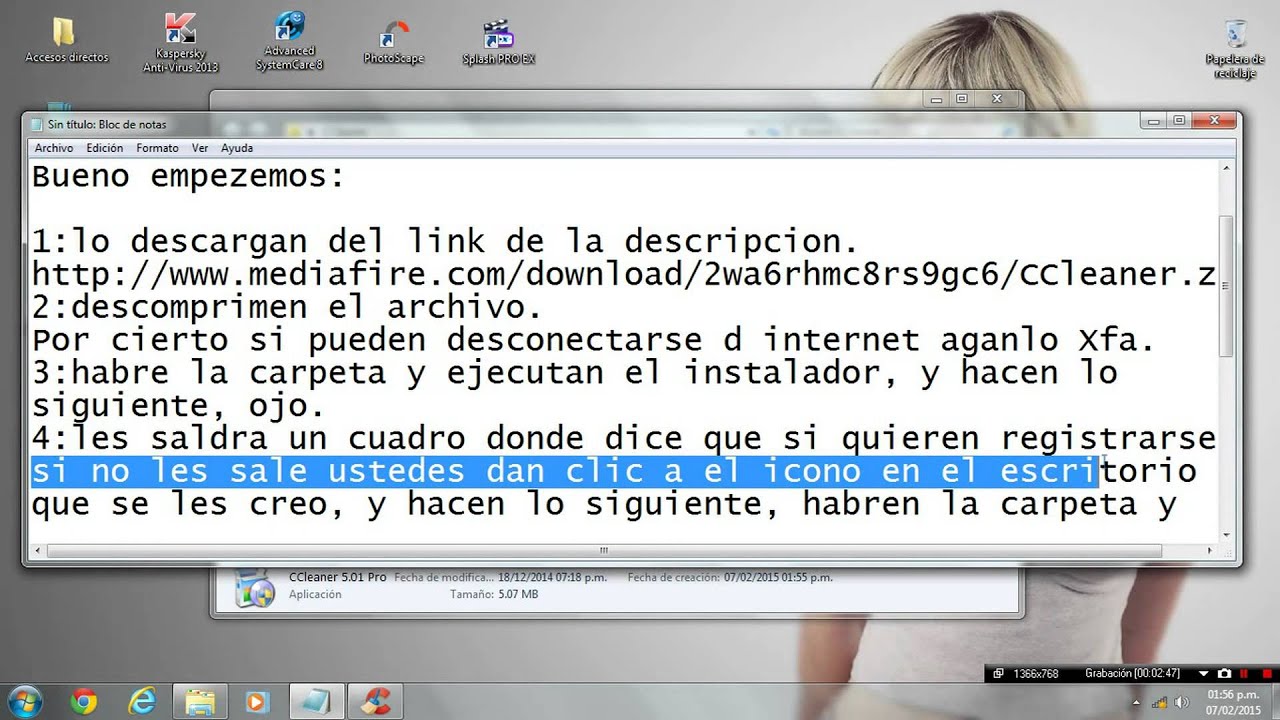 Descargar CCleaner V.5.1 Pro - YouTube