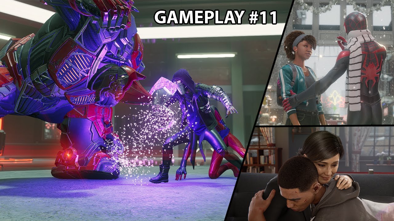 "DEFEATING RHINO & WILSON FISK WITH GANKE'S HELP !" - SPIDER-MAN MILES ...