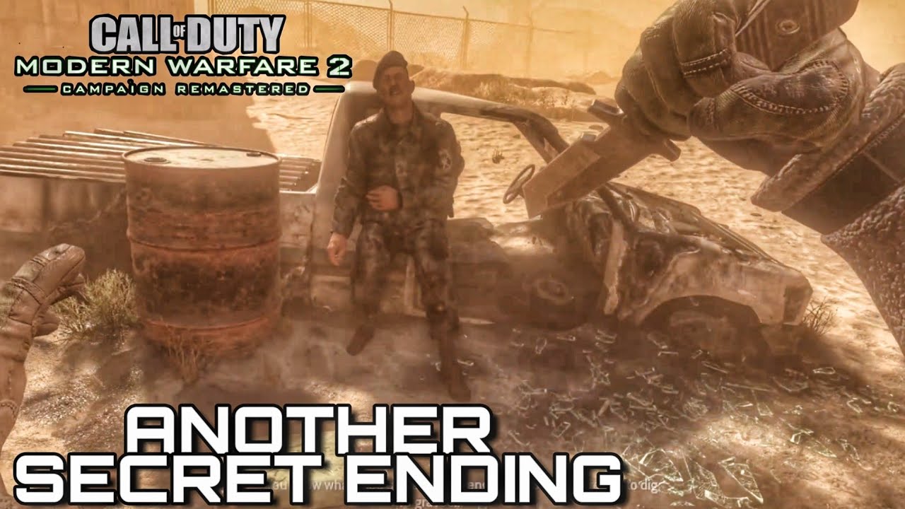 Modern Warfare 2 Remastered Second Alternate Secret Ending COD MW 2 ...