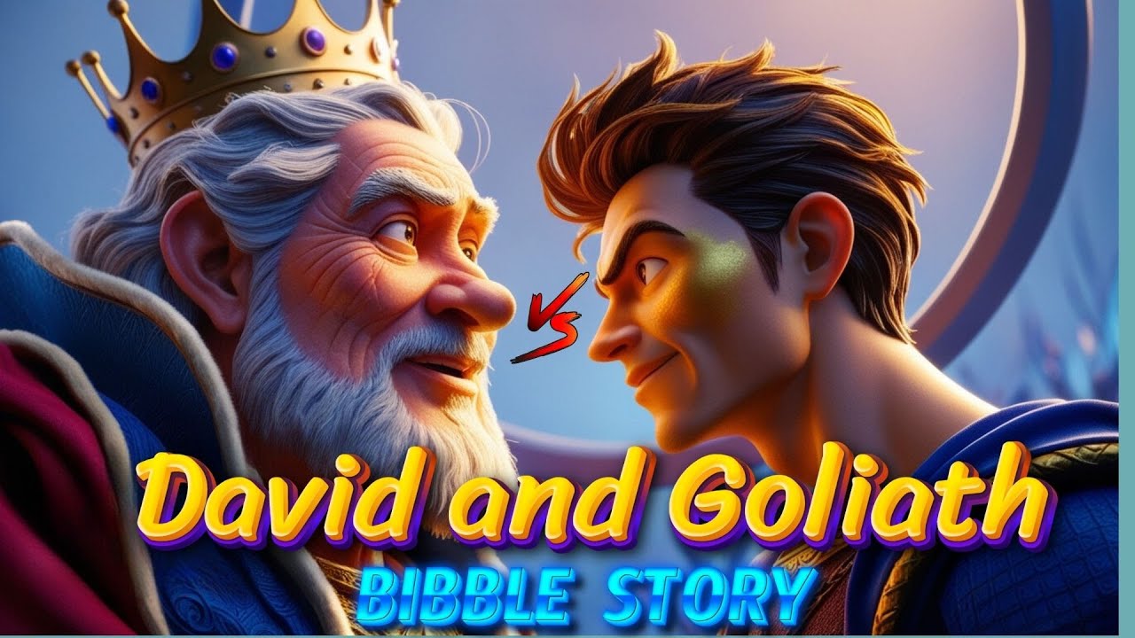 David and Goliath | Animated Bible Movie | AI animation | Learn ENGLISH ...