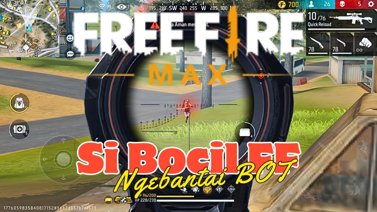 Si Bocil Ngebantai BOT FF MAX | #freefire #garenafreefire - YouTube