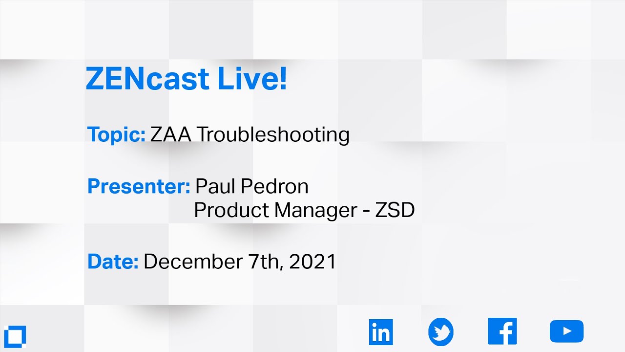 ZENcast Live! ZENworks Agent Troubleshooting - YouTube