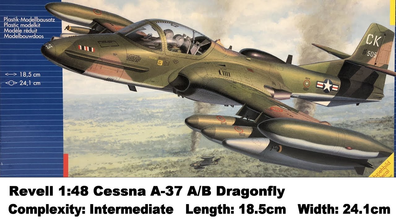 Revell 1:48 Cessna A-37 A/B Dragonfly Kit Review - YouTube