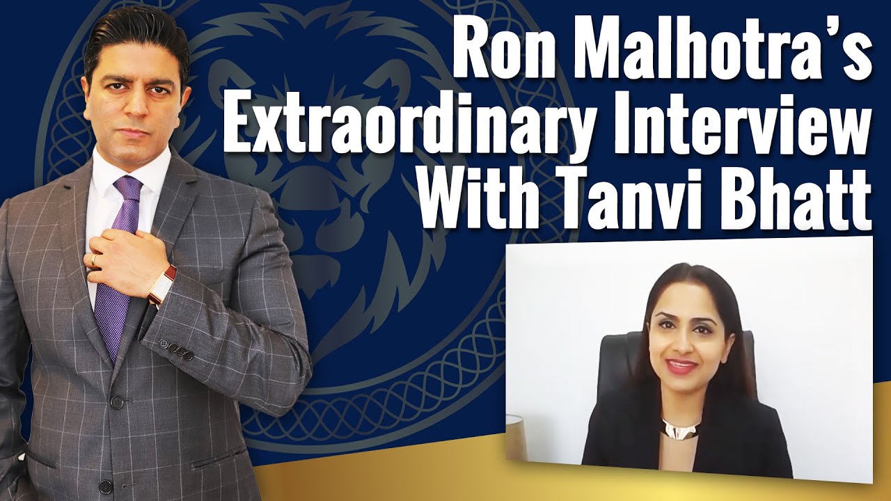 Ron Malhotra's Extraordinary Interview with Tanvi Bhatt - YouTube