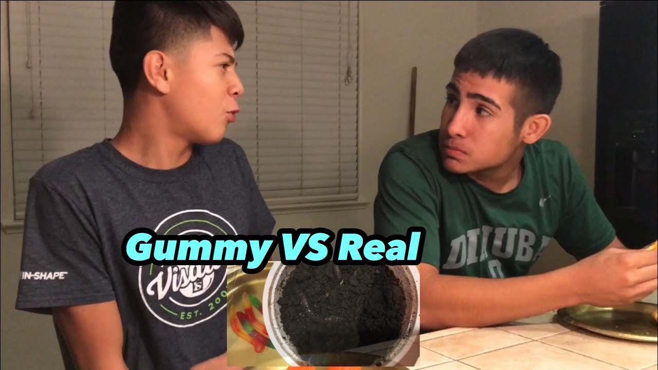 Gummy vs Real Challenge - YouTube