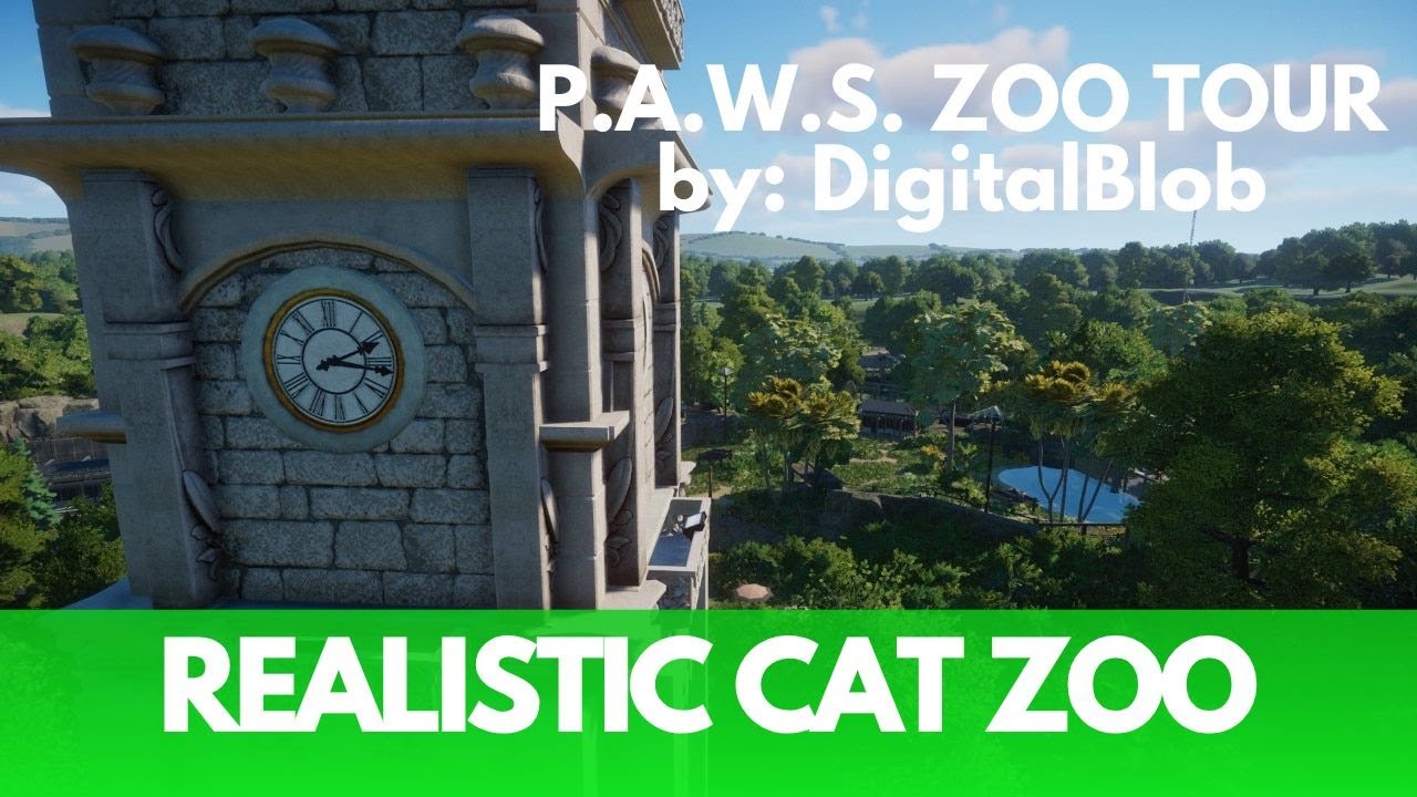 Touring the Most Beautiful Wild Cat Sanctuary in Planet Zoo! (by ...