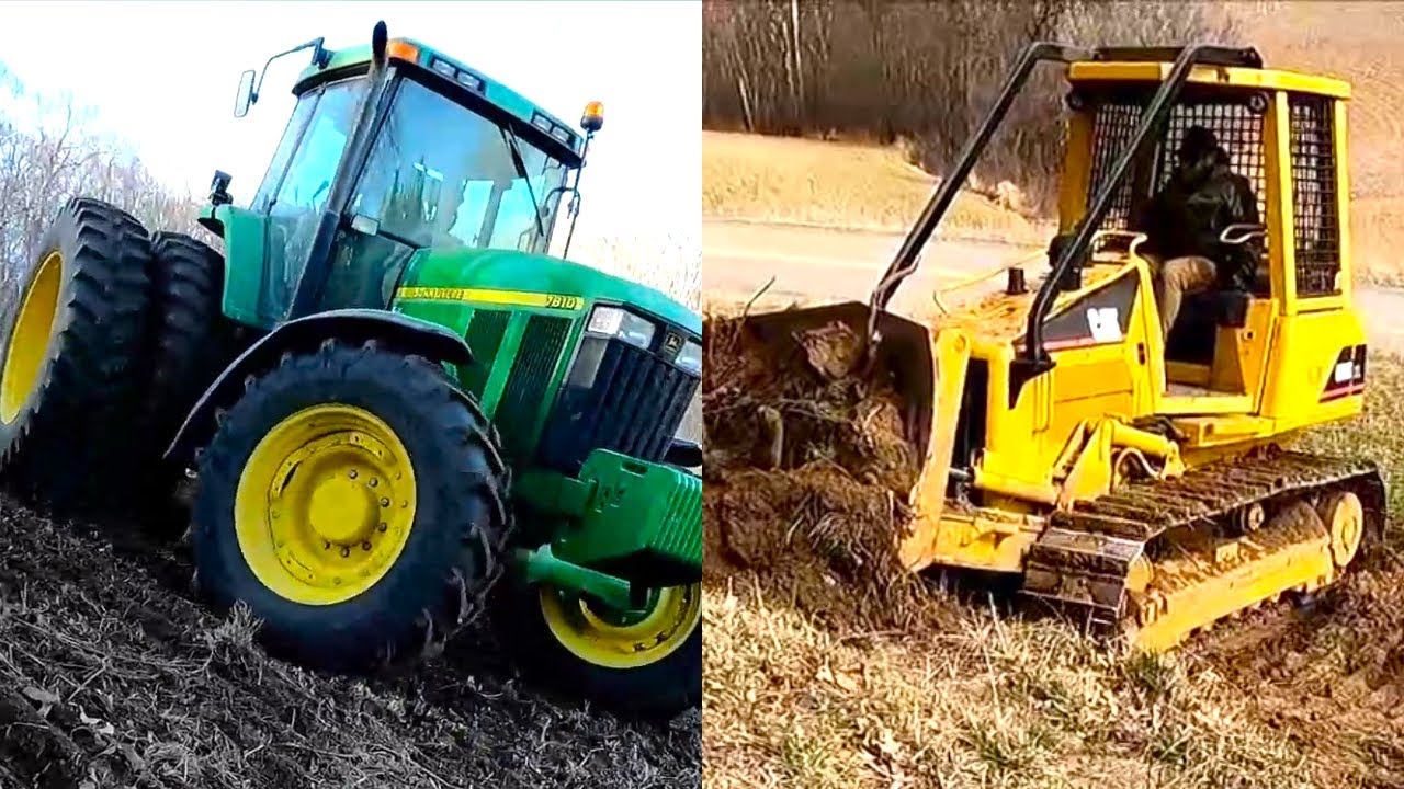 Extreme Farming On Steep and Dangerous Side Hills! - YouTube