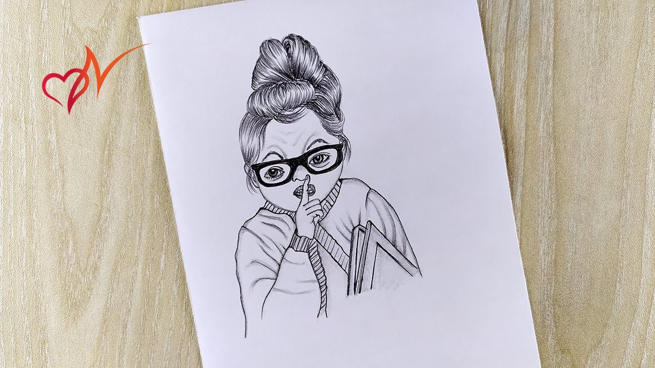 Finger Over Lips Drawing | Lipstutorial.org