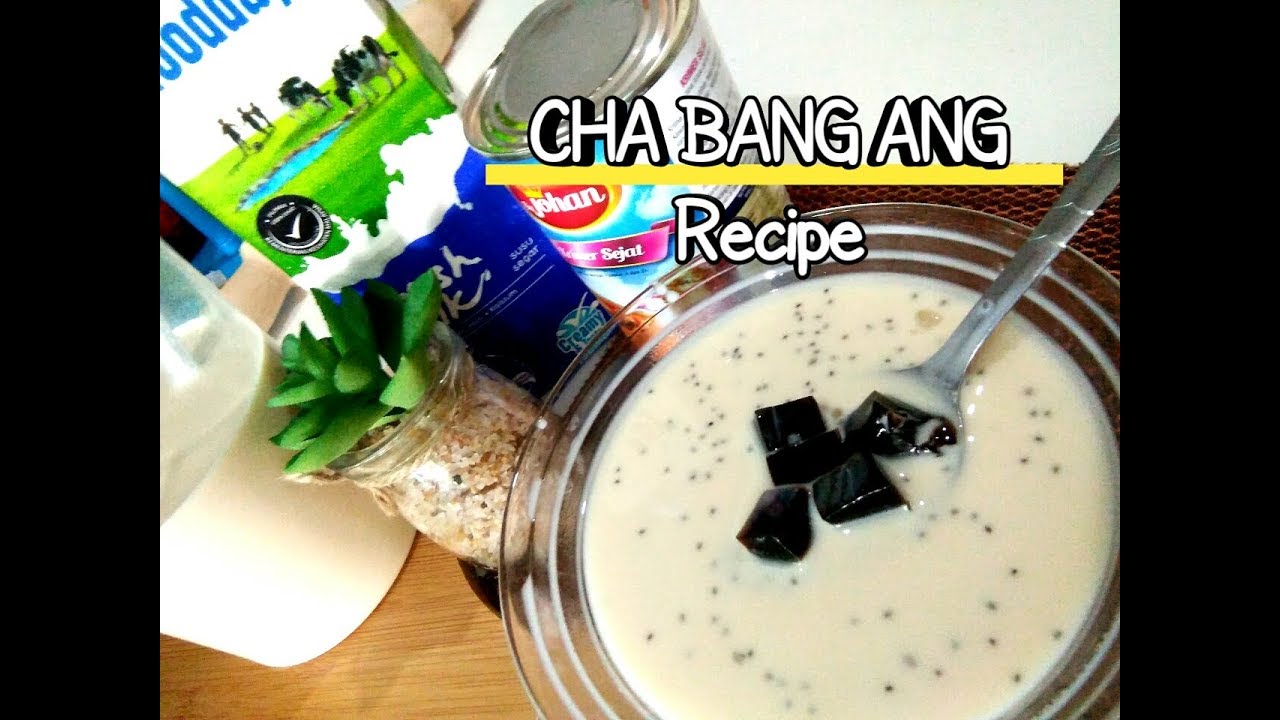 CHA BANG ANG Recipe ! Dessert Drink Thai Viral - YouTube
