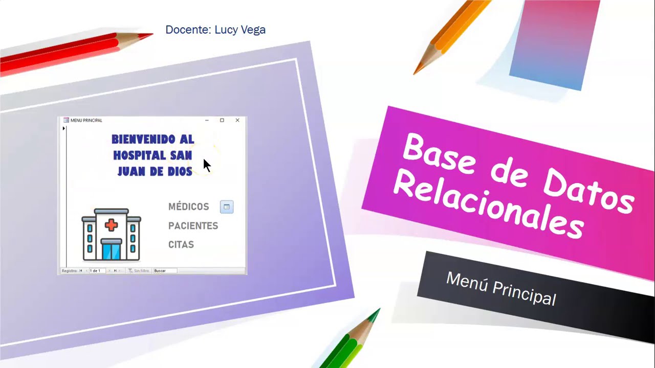 ¿Cómo crear un Menú Principal? - YouTube